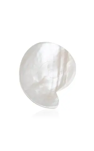GOHAR WORLD Nautilus Mother-of-pearl Dish - White