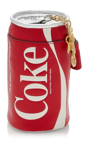 ANYA HINDMARCH Coca Cola Leather Coin Purse - Red