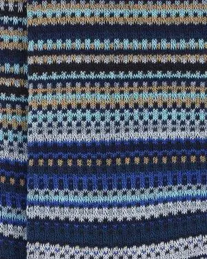 Paul Smith Piqué Signature Stripe Crew Socks - Navy