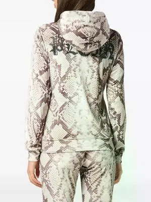 Philipp Plein Python-print Zip-up Hoodie