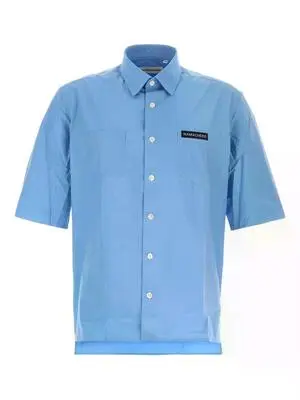 NAMACHEKO Patch-pocket Poplin Shirt - Blue
