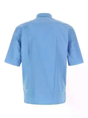 NAMACHEKO Patch-pocket Poplin Shirt - Blue