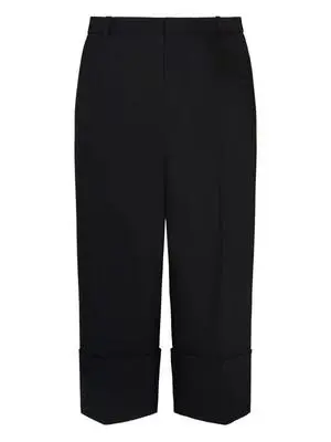 Vince Cuffed Wide-leg Trousers
