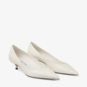JIMMY CHOO Amelia Calf Leather Pumps - Neutral
