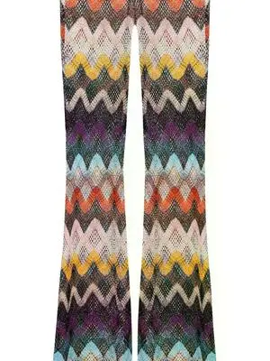 Missoni Chevron-pattern Knit Trousers