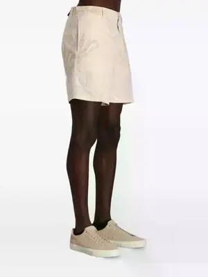 BOSS Printed Pressed-crease Shorts