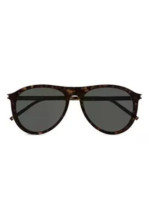 Saint Laurent Oversized Cat-eye Sunglasses - Brown