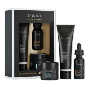 BUTTAH SKIN 3 Piece Skin Transforming Set With Oil Free Hylaluronic Gel - One-color