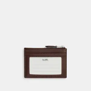 COACH Mini Id Skinny In Signature Jacquard