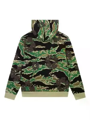 DENIM TEARS Camouflage-print Hoodie - Green