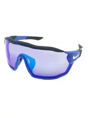 Nike Shield Frame Sunglasses With Tinted Lenses - Blue