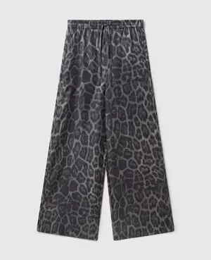 Stella McCartney Oversized Leopard Print Pants