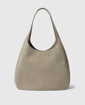 Stella McCartney Logo Slouchy Large Hobo Bag - Khaki