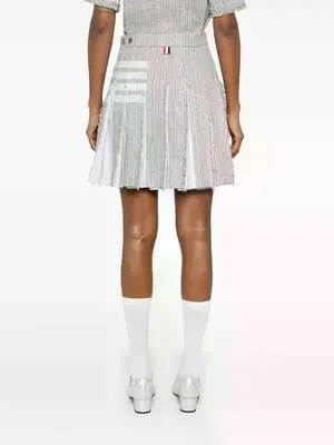 Thom Browne 4-bar Tweed Mini Skirt