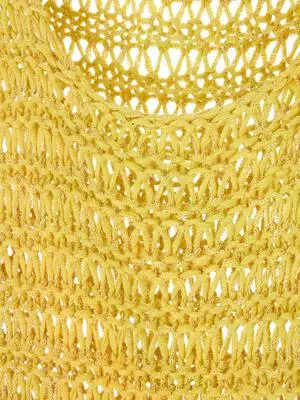 Alberta Ferretti Open-knit T-shirt