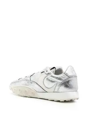 MARINE SERRE Tone Laminated Moonogram Panelled Sneakers