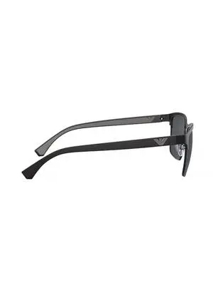 Emporio Armani Matte Square Sunglasses