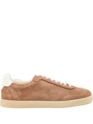 Brunello Cucinelli Suede Leather Sneakers - Beige