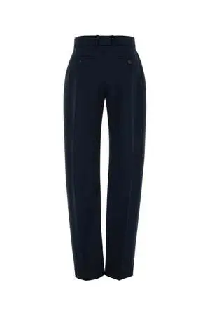 Alexander McQueen Wide Leg Trousers - Navy