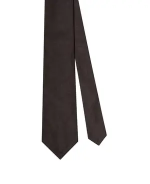 Robert Talbott Newman Seven Fold Silk Necktie - Black