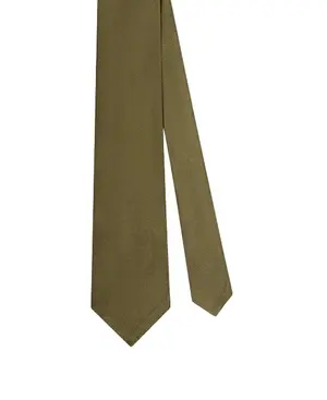 Robert Talbott Newman Seven Fold Silk Necktie Olive