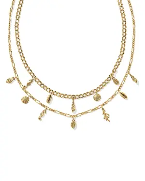 Kendra Scott Alexa Multi Strand Necklace - Gold