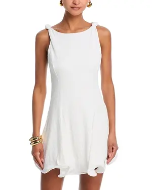 Line & Dot Celesta Mini Dress - White Multi