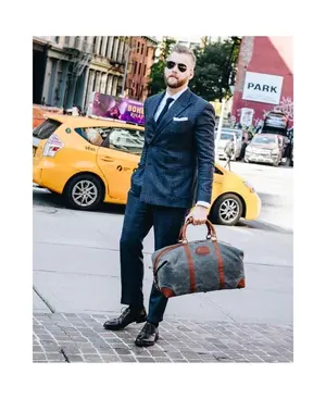 KORCHMAR Twain Weekender Duffle Bag - Grey