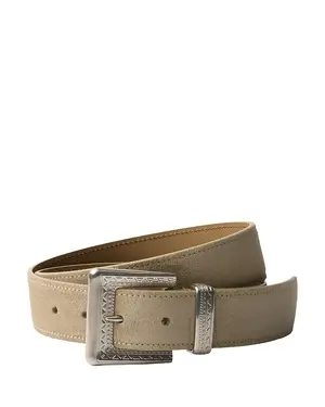 Prada Suede Belt - Neutral