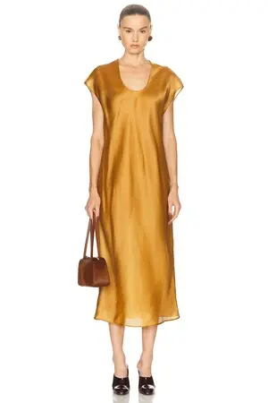 Khaite Short Sleeve Cocktail Dresses
