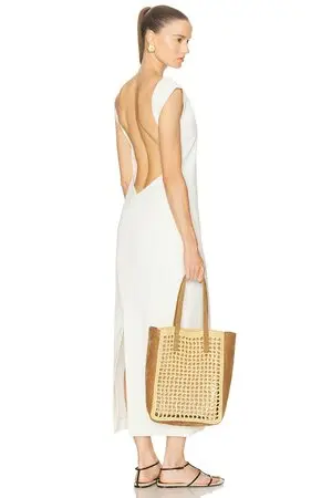 Khaite Ayame Dress - Chalk