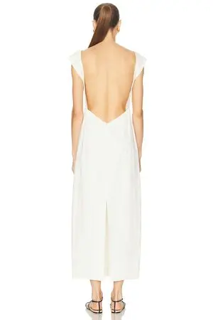 Khaite Ayame Dress - Chalk