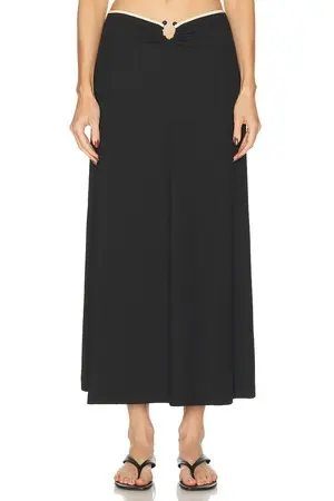 Johanna Ortiz Black Wash Skirts