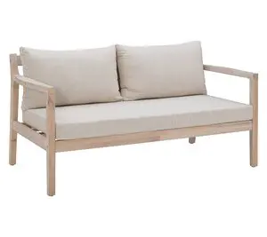 LINON Home Teagon Bge Nat 2-seater Sofa