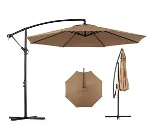 BACKYARD EXPRESSIONS 10ft Offset Hanging Patio Umbrella