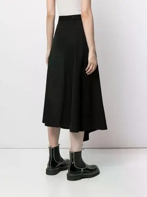 Y’s Drape Detail Flared Skirt