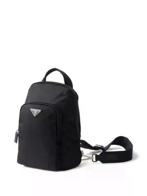 Prada Re-nylon Triangle Logo Backpack