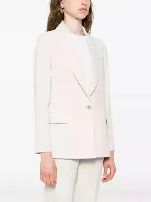 Peserico Single-breasted Blazer - Neutrals