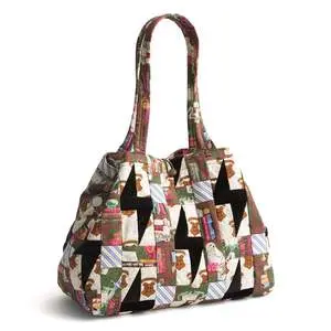 VERA BRADLEY Harry Potter™ Hogwarts Library Patchwork Hathaway Tote Bag