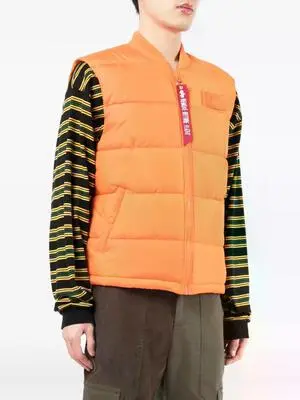 Alpha Industries Quilted Logo-patch Gilet