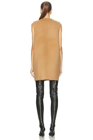 Khaite Nyona Melton Wool Dress
