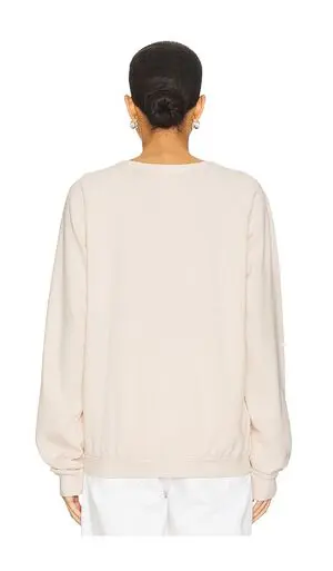 Eterne Oversized Lightweight French Terry Raglan Sweatshirt