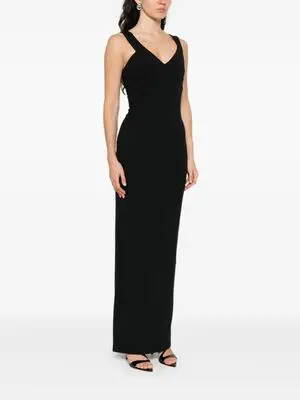 Solace London Nalani Maxi Dress - Black
