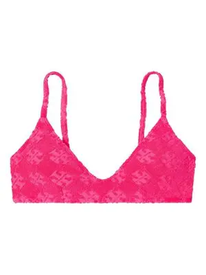 Tory Burch Terry Bikini Top - Fuchsia