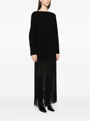 Khaite Paley Fringed Dress