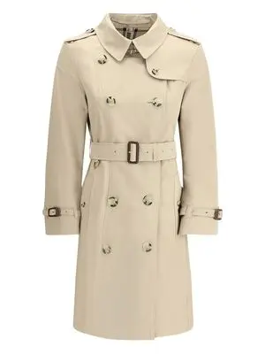 Women's Burberry Cotton Beige Coats