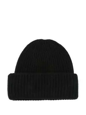 Soft Goat Cashmere Ribbed Beanie