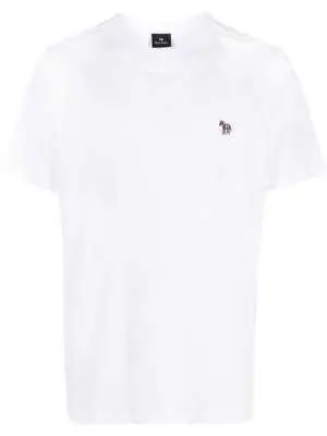 Paul Smith Zebra Logo Cotton T Shirt - White