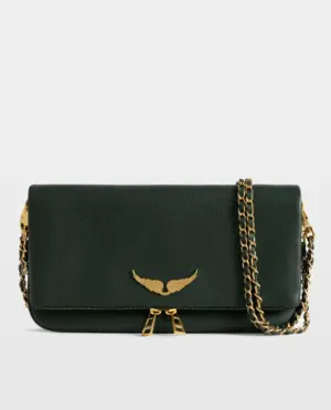 Zadig&Voltaire Rock Clutch Bag Verde