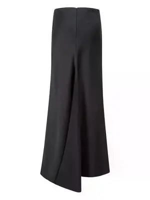 Carven Asymmetric Satin Skirt